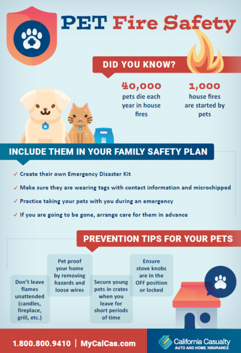 Pet Fire Safety | California Casualty
