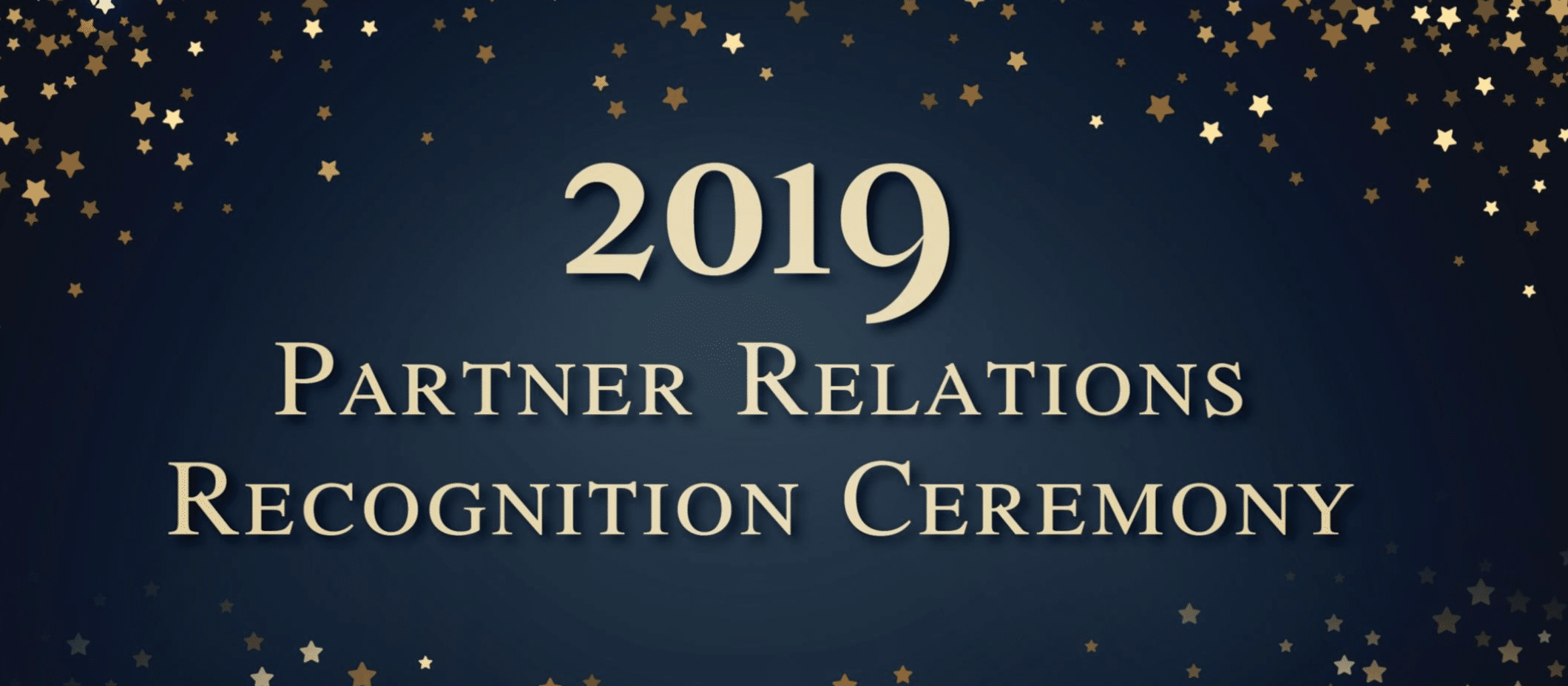 2019 Partner Relations Recognition Ceremony