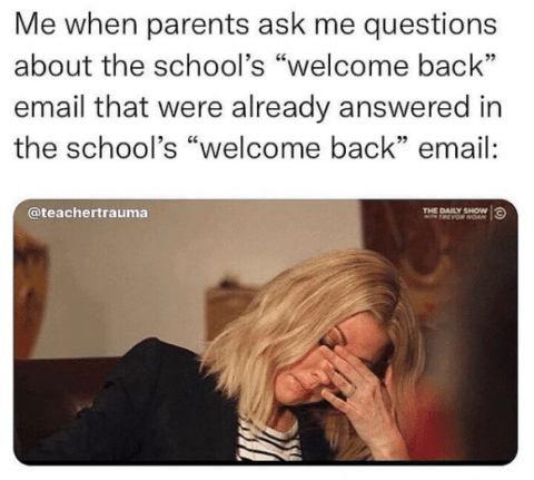 Back to School Teacher Memes