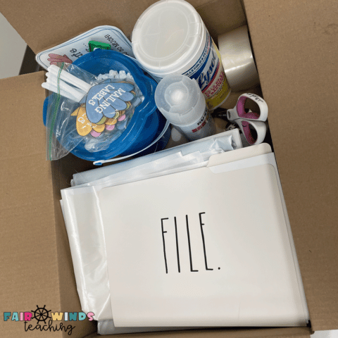 Packing Up Your Classroom? It's Time to Set Up Your Back to School Box!