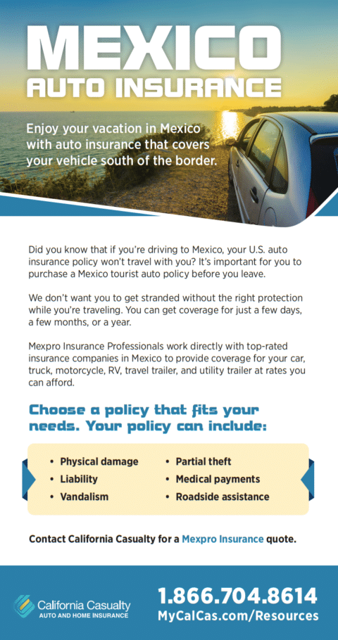 Mexico Auto Insurance | California Casualty
