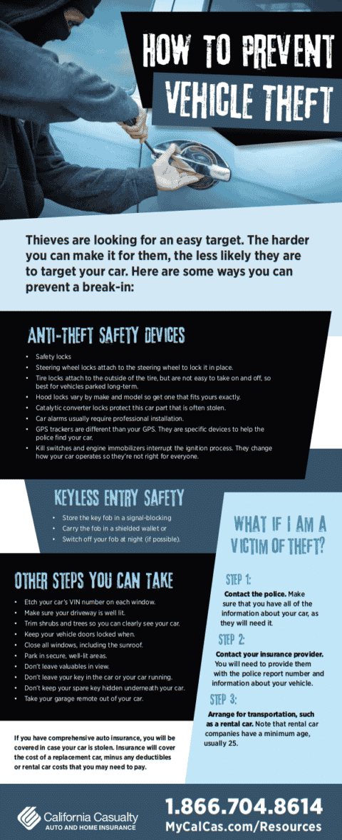 Vehicle Theft Prevention | California Casualty